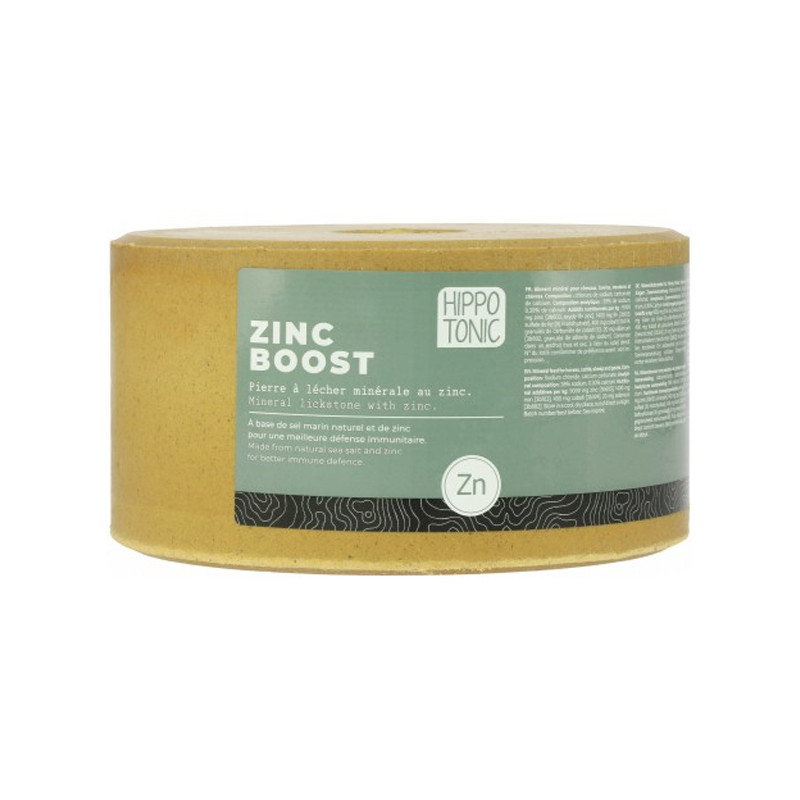 Pierre à sel Zinc Boost Hippo-Tonic - Minéraux cheval